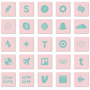 Pastels Icons, 800 Ios Icons,blue iPhone Icons,pastel Icon Pack,app ...