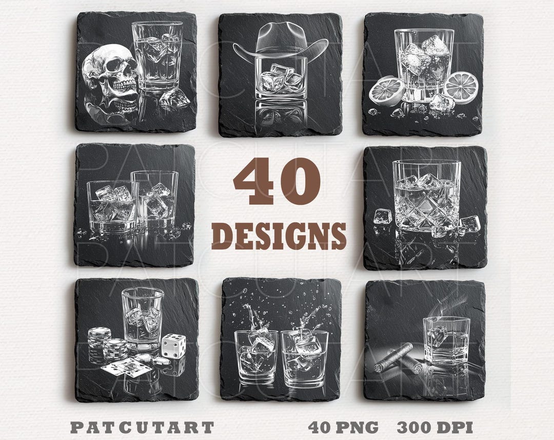 Whisky Slate Engraving Files, Whiskey Png Laser Engrave, Whisky ...