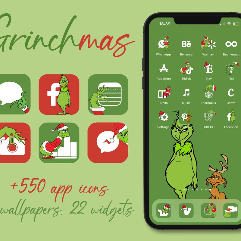 Free Christmas App Icons - Etsy