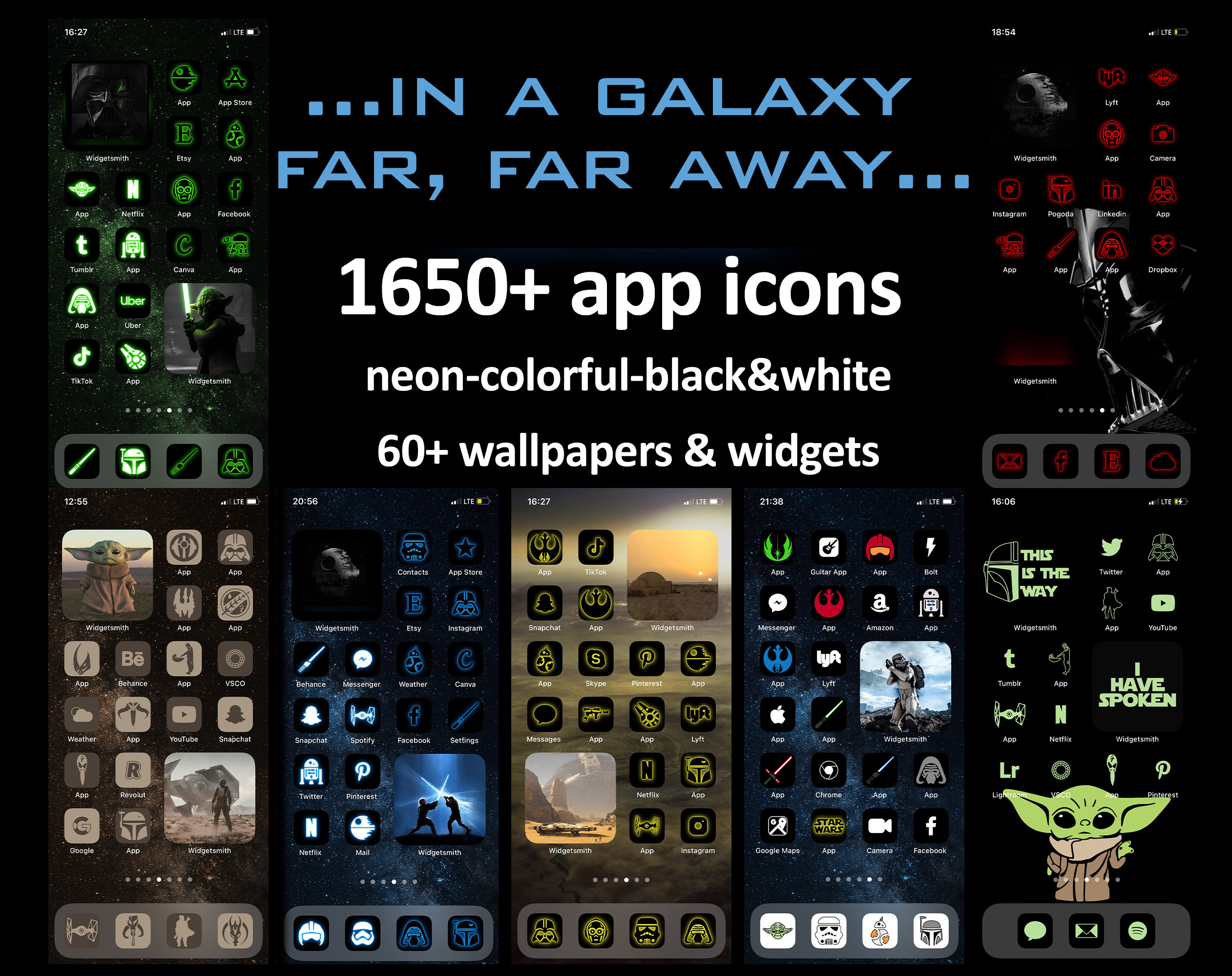 App Icons Galaxy App Icons Bundle Galaxy Iphone App Icons | Etsy