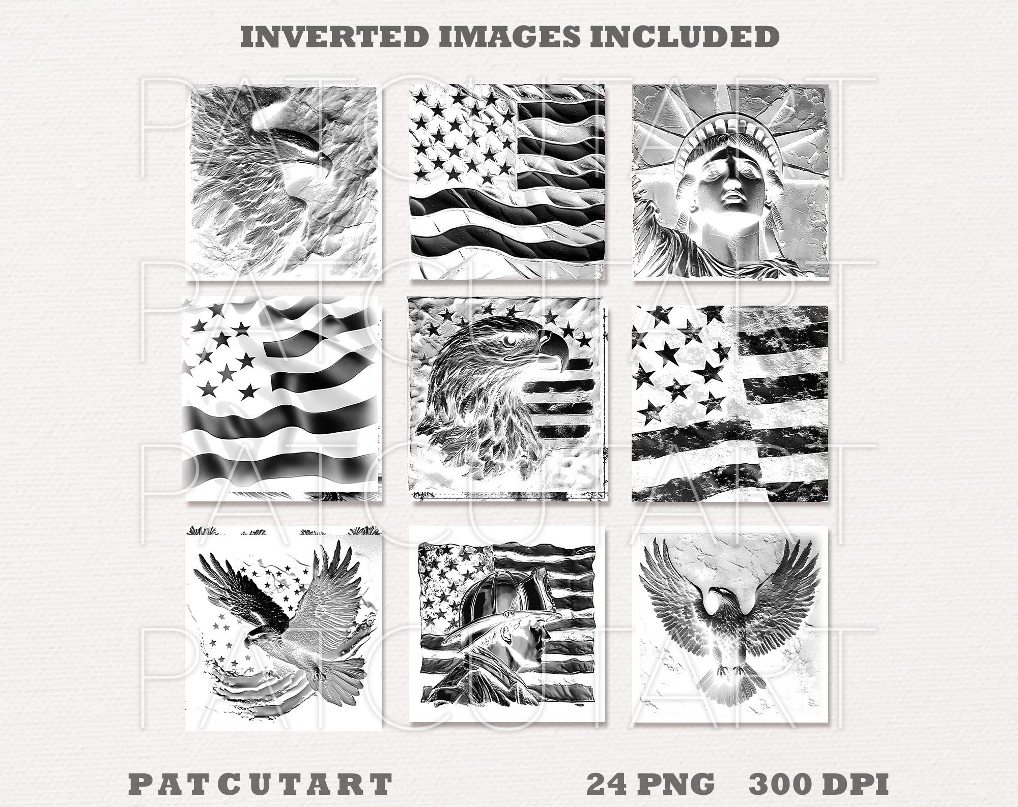 America Slate Engraving Files, Patriotic Png Laser Engrave, Glowforge ...