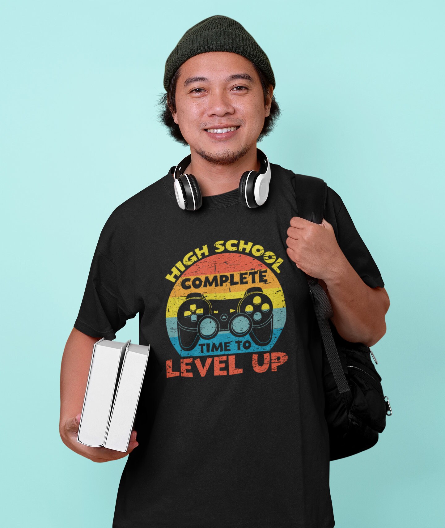 High School Complete Time to Level Up, High School Gamer Graduation T ...