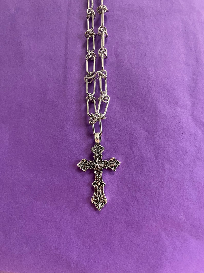 Y2k Intricately Detailed Cross Pendant and Necklace Gifts for Her - Etsy