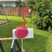 Custom Handmade Wooden Flamingo Mailbox - Etsy