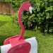 Custom Handmade Wooden Flamingo Mailbox - Etsy