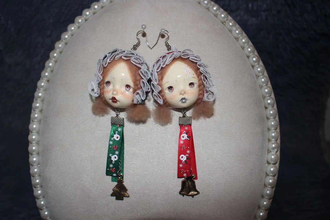 Cassis Boutique Handmade Polymer Clay Earrings Anime | Etsy