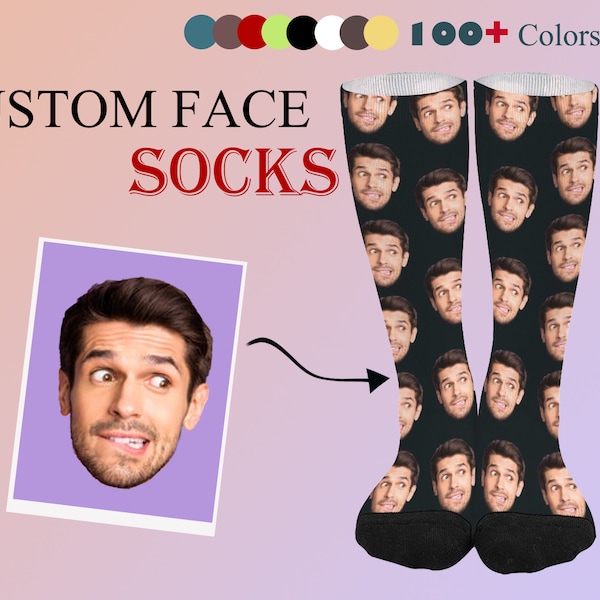 Custom Face Socks - Etsy