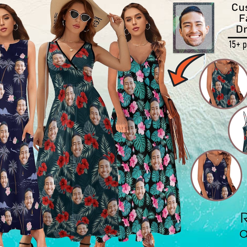Custom Photo Dress for Women - Etsy