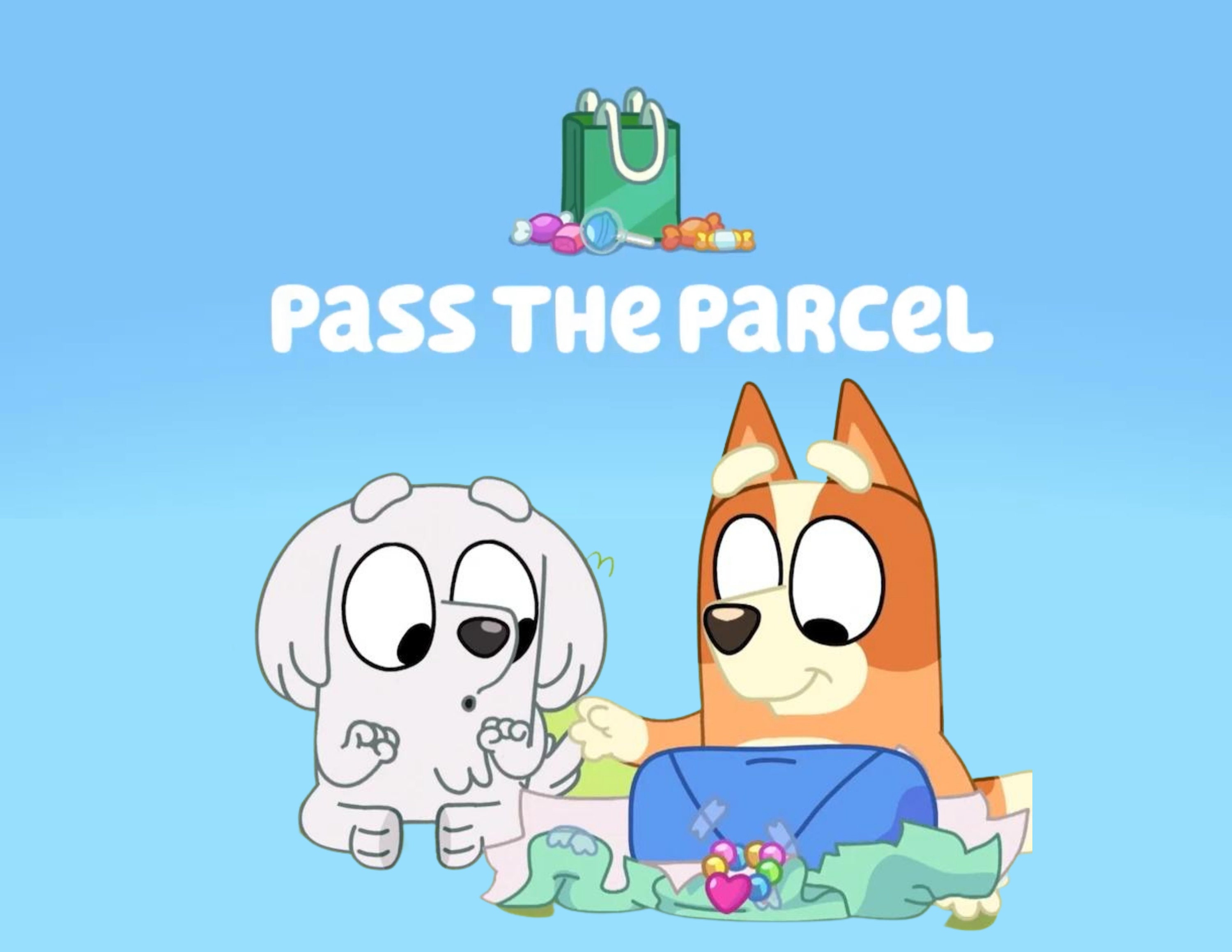 Bluey Birthday Bundle Pass the Parcel This Way Signs - Etsy Australia