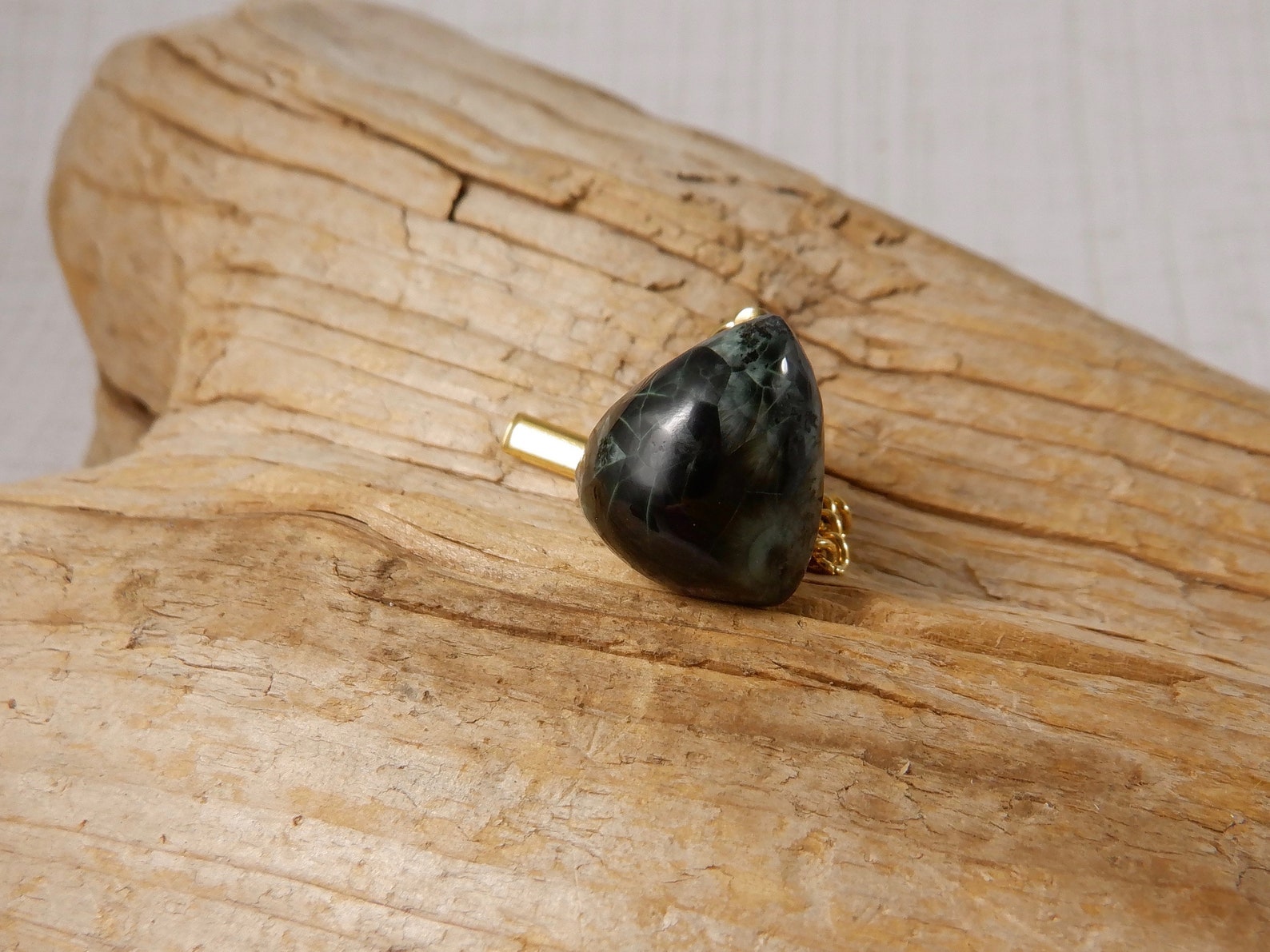 Rare Michigan Greenstone Tie Tack Michigan State Gem | Etsy