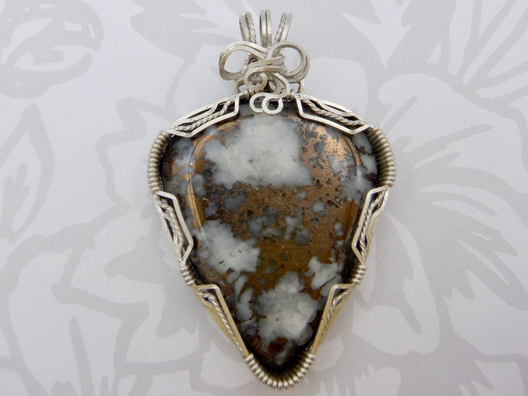 Shiny Metallic Mohawkite Pendant: Rare Keweenaw Specimen Jewelry ...