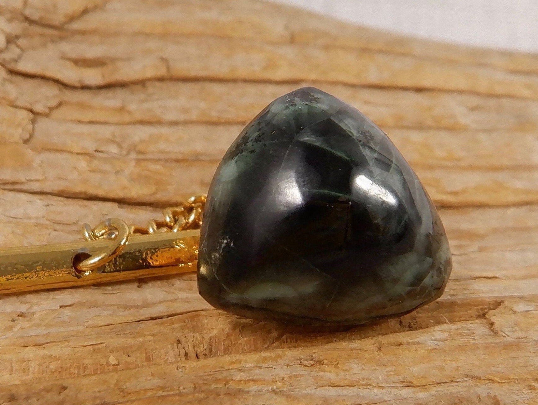 Rare Michigan Greenstone Tie Tack, Michigan State Gem, Keweenaw Copper ...