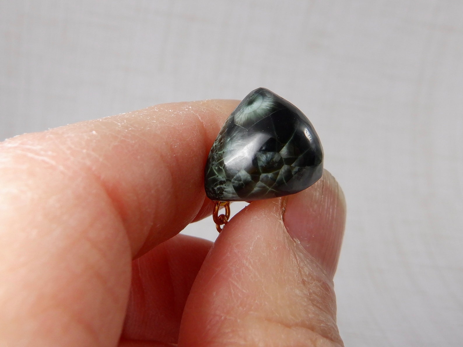 Rare Michigan Greenstone Tie Tack Michigan State Gem | Etsy