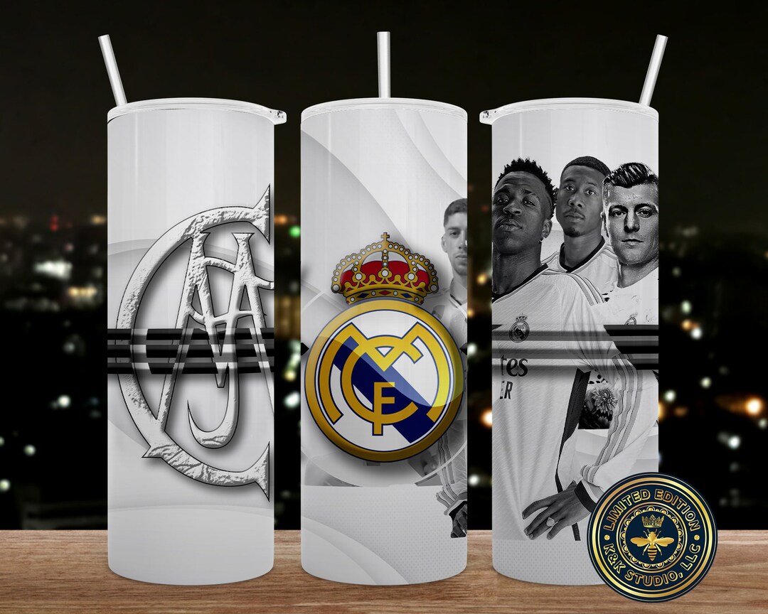 Real Madrid, Tumbler Cup, Chivas Digital Design, PNG, Sublimation, 20oz ...