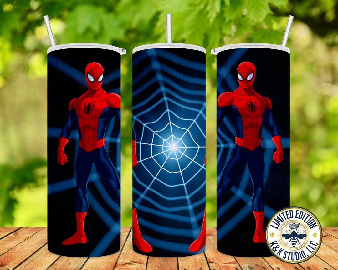 Spider-Man Spiderman tumbler Modèle Sublimation Designs - Etsy France
