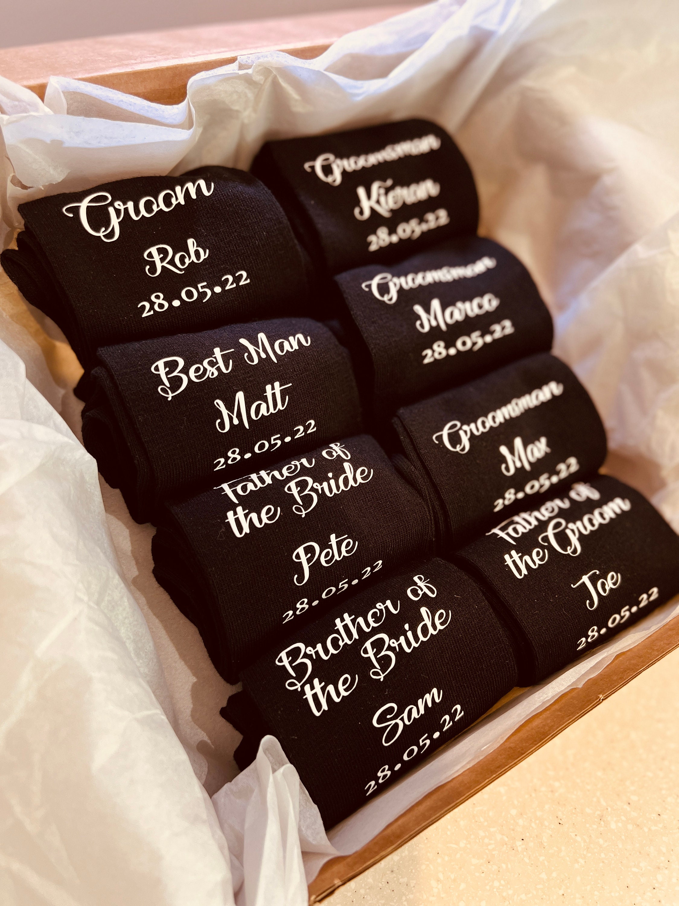 Wedding Socks Socks for the Wedding Party Wedding Gifts - Etsy UK