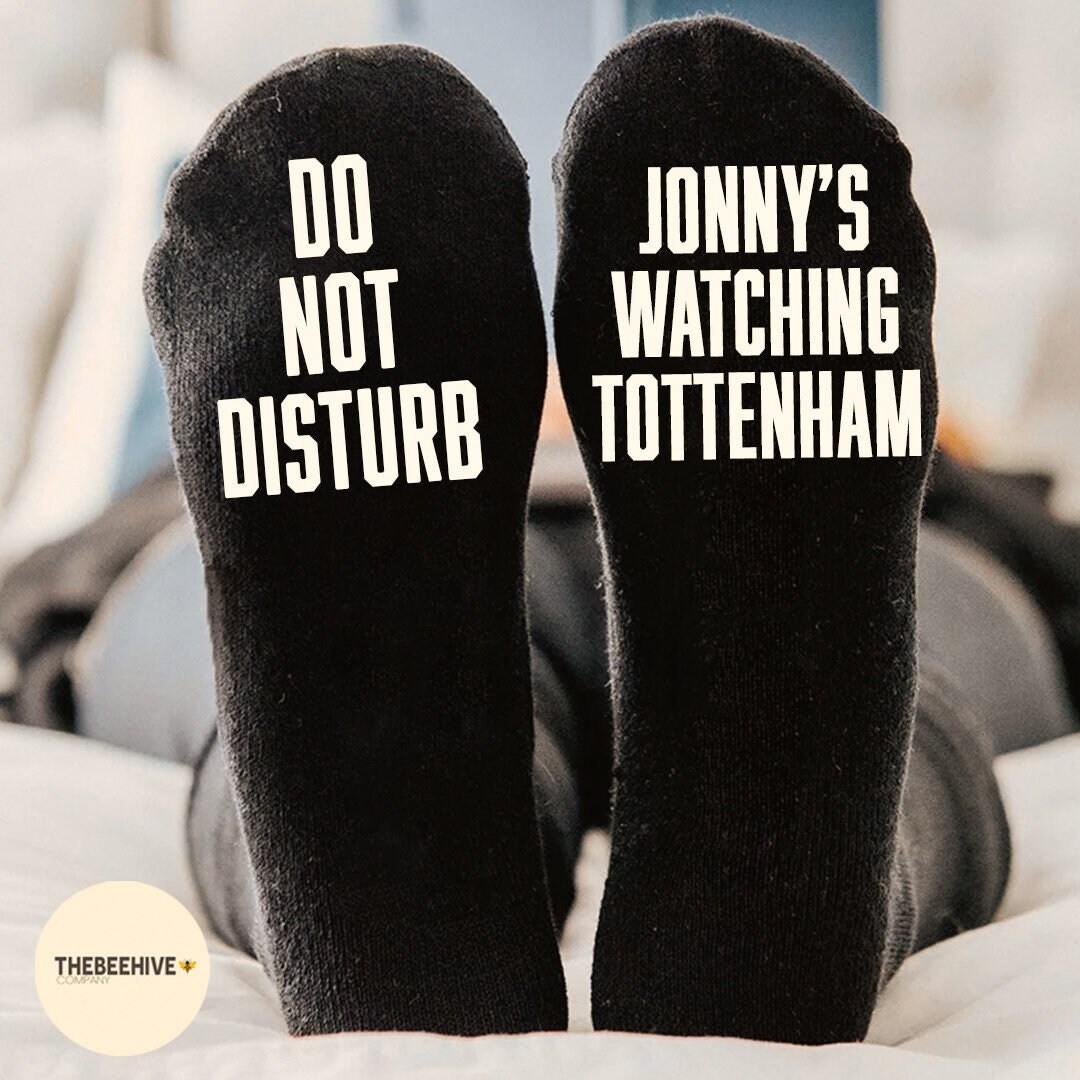 Personalised Tottenham Socks - Spurs Gift for Him, Spurs Gift ...