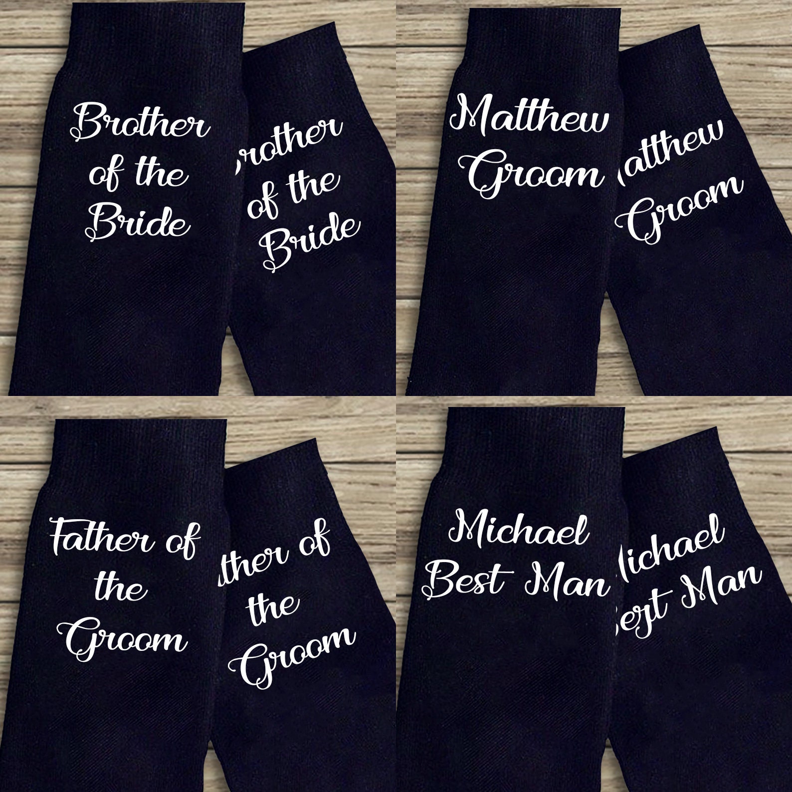 Wedding Socks Socks for the Wedding Party Wedding Gifts - Etsy UK