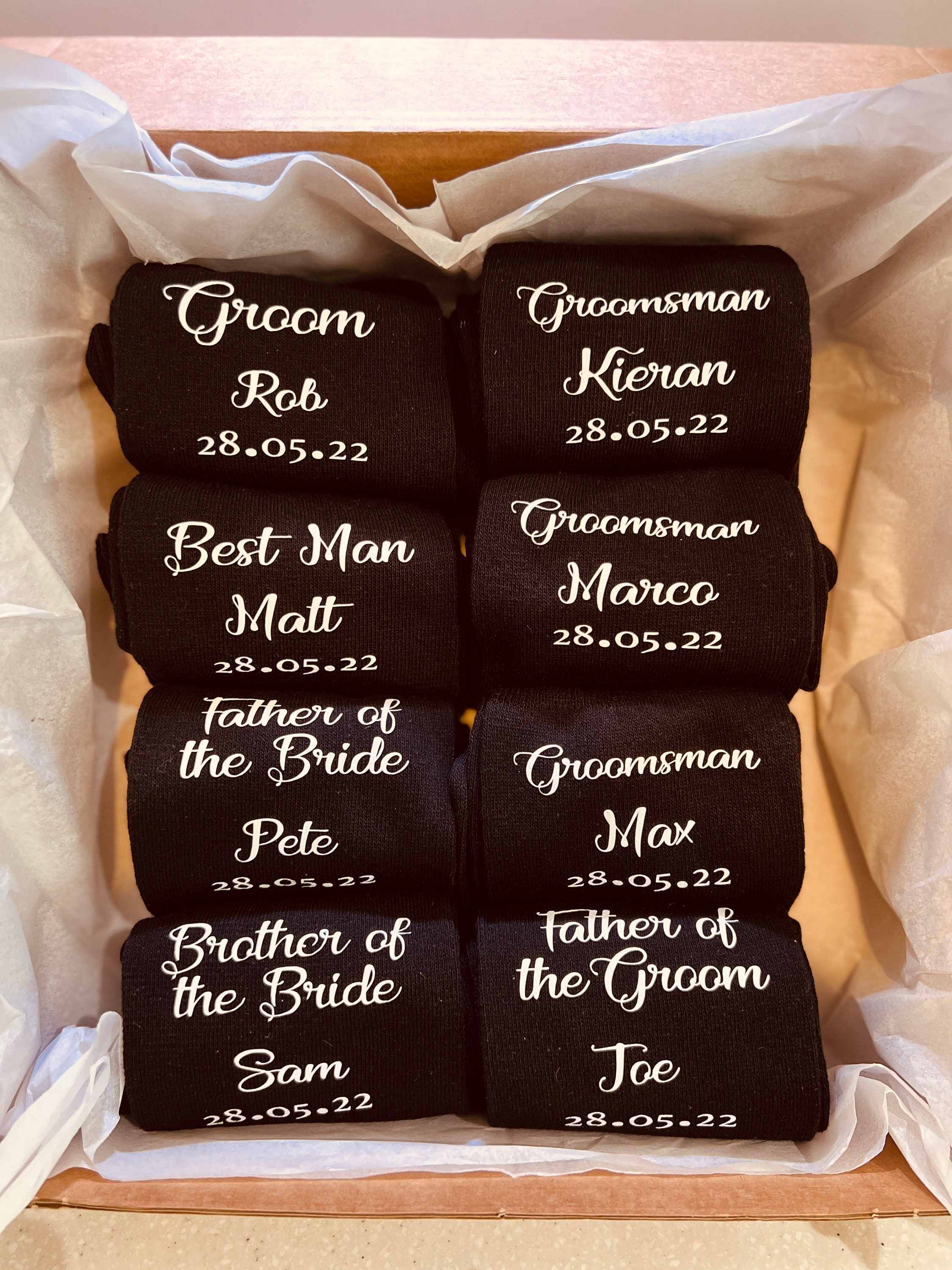 Wedding Socks Socks for the Wedding Party Wedding Gifts - Etsy UK