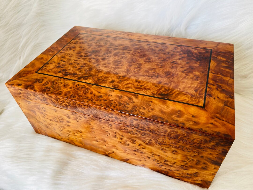 12x10 Moroccan Exquisite Thuya Wood Luxury Jewellery Burl Box,no ...