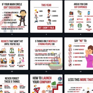 Self Development and Success Tips Infographic Social Media Post Canva ...