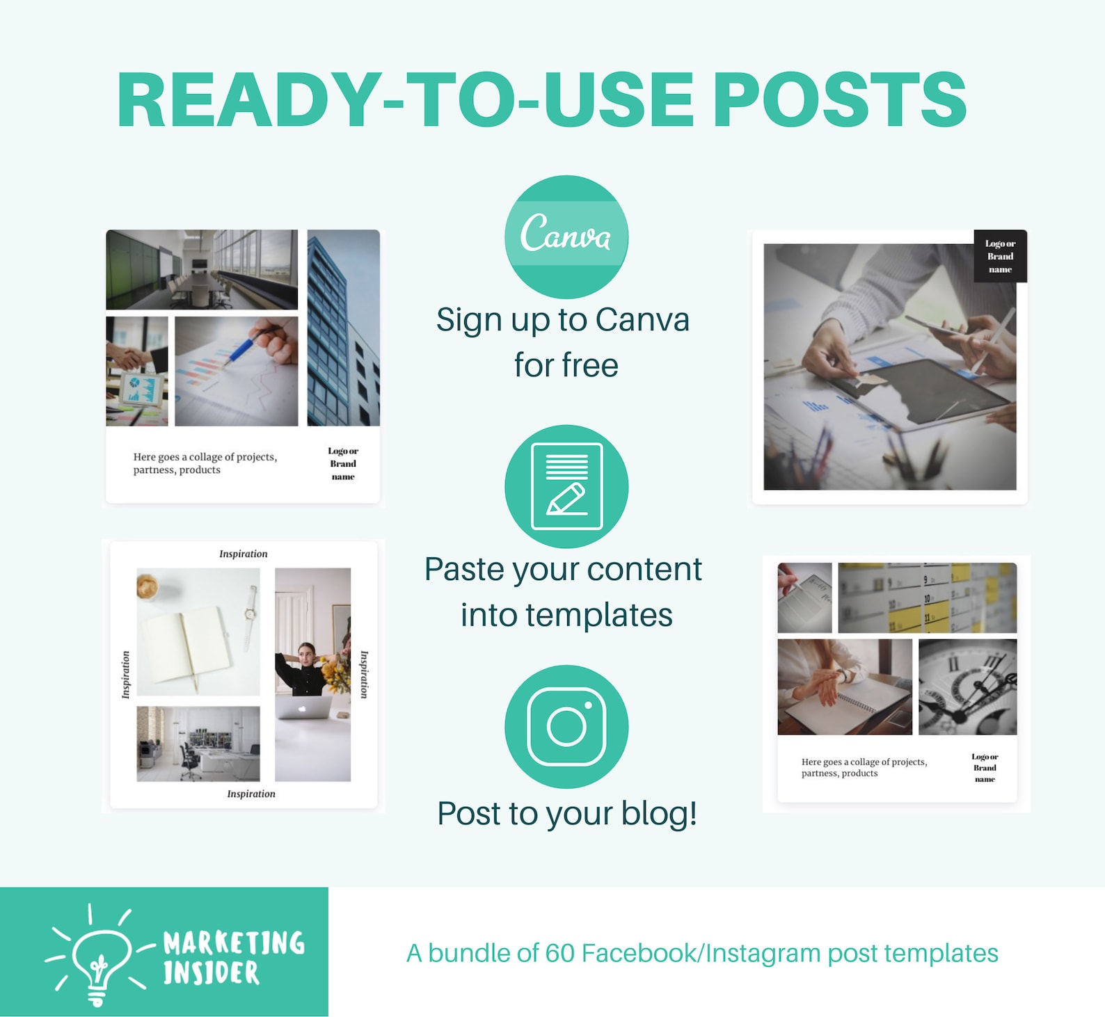 Canva Social Media Templates for Post Design Media Poster - Etsy
