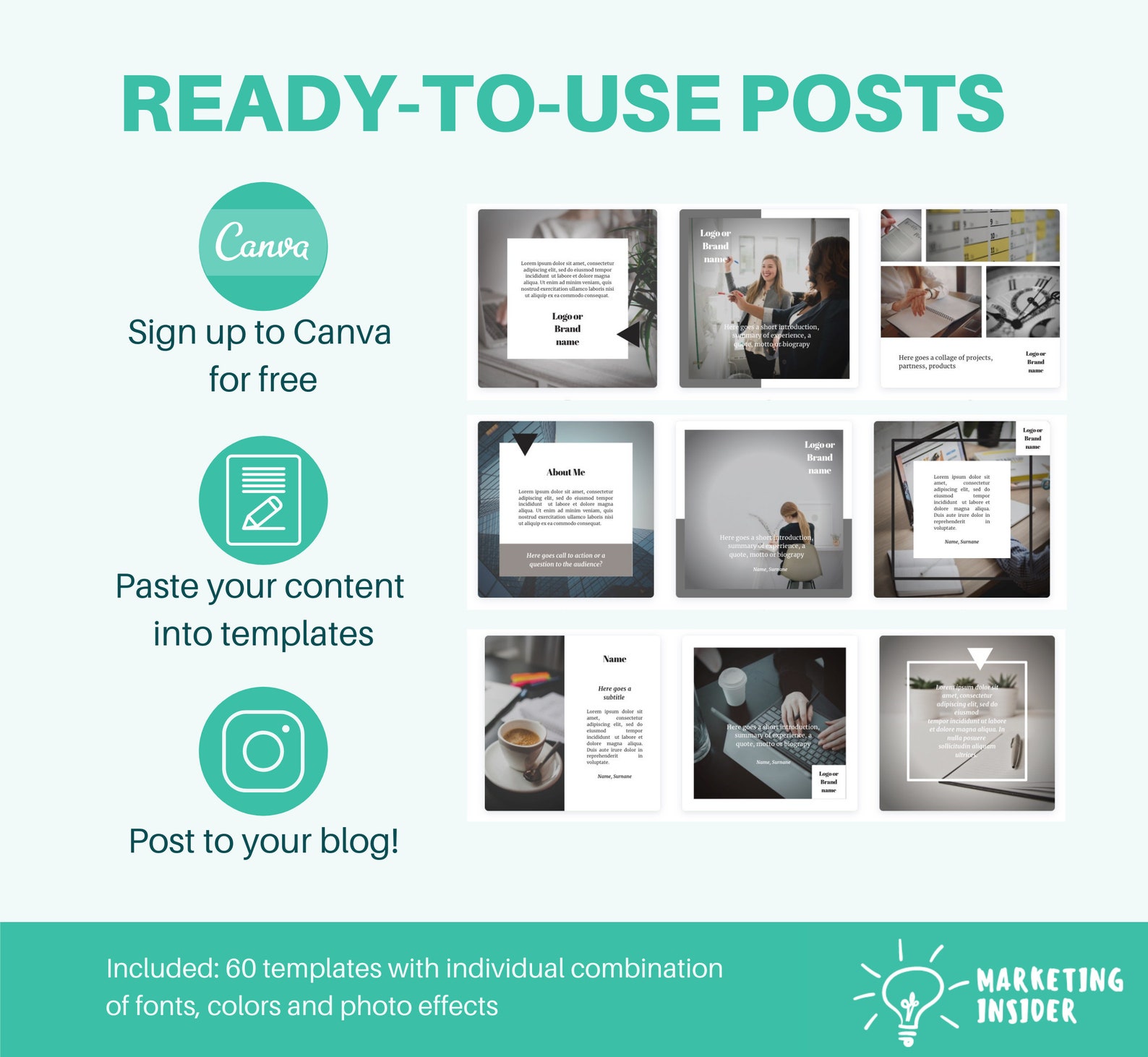 Canva Social Media Templates for Post Design, Media Poster, Post Ideas ...