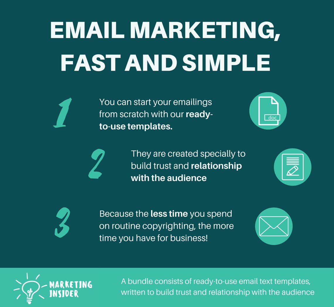 Email Marketing Template 10 Fill in the Blank Email Template and 52 ...