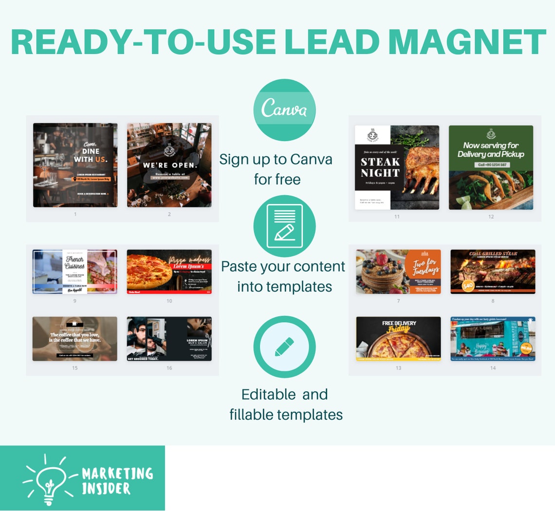 Ad Template Canva for Local Businesses 30 Facebook Ad - Etsy