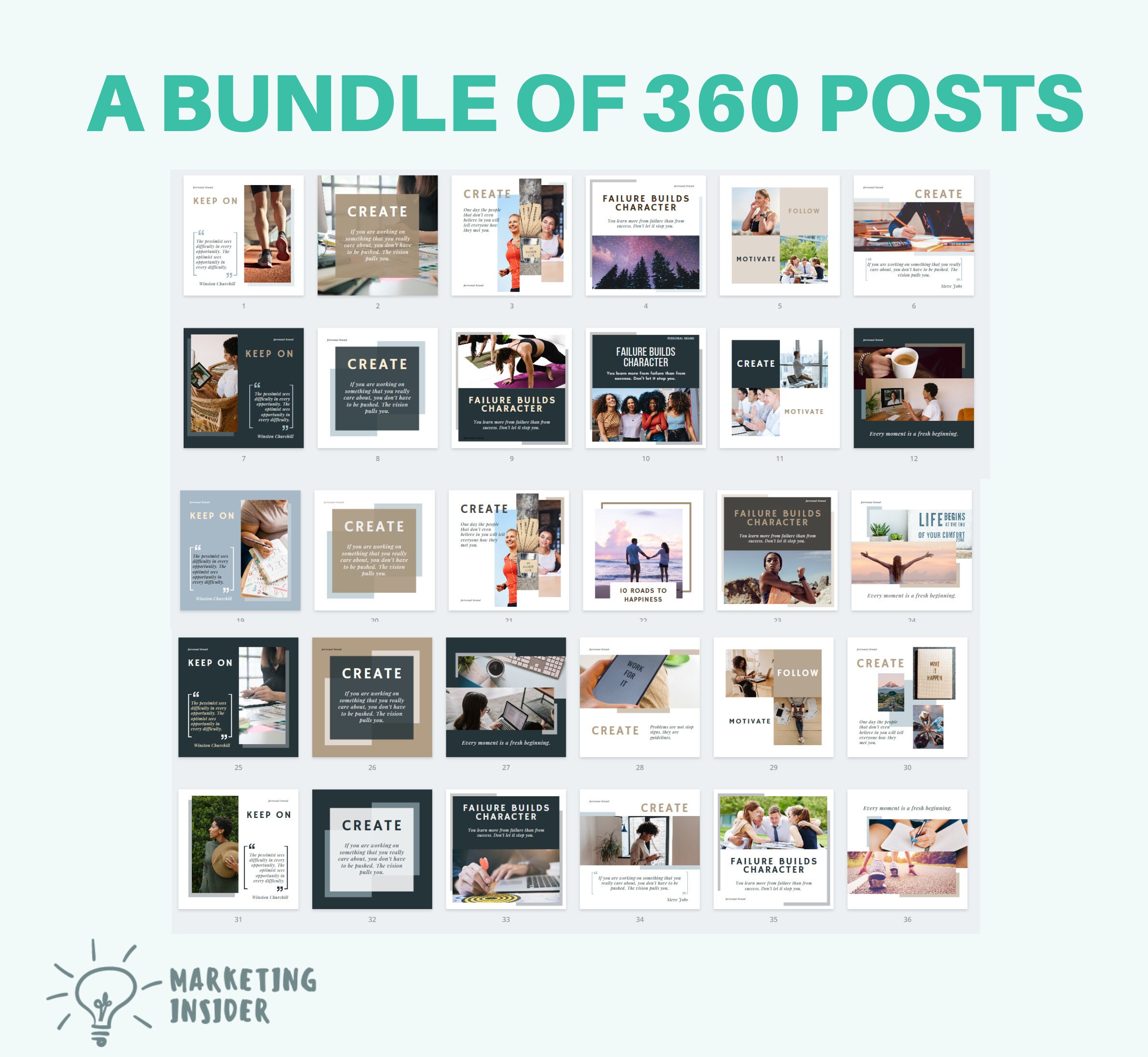 Canva Instagram Templates for Life Coach and Coaches to Tell | Etsy