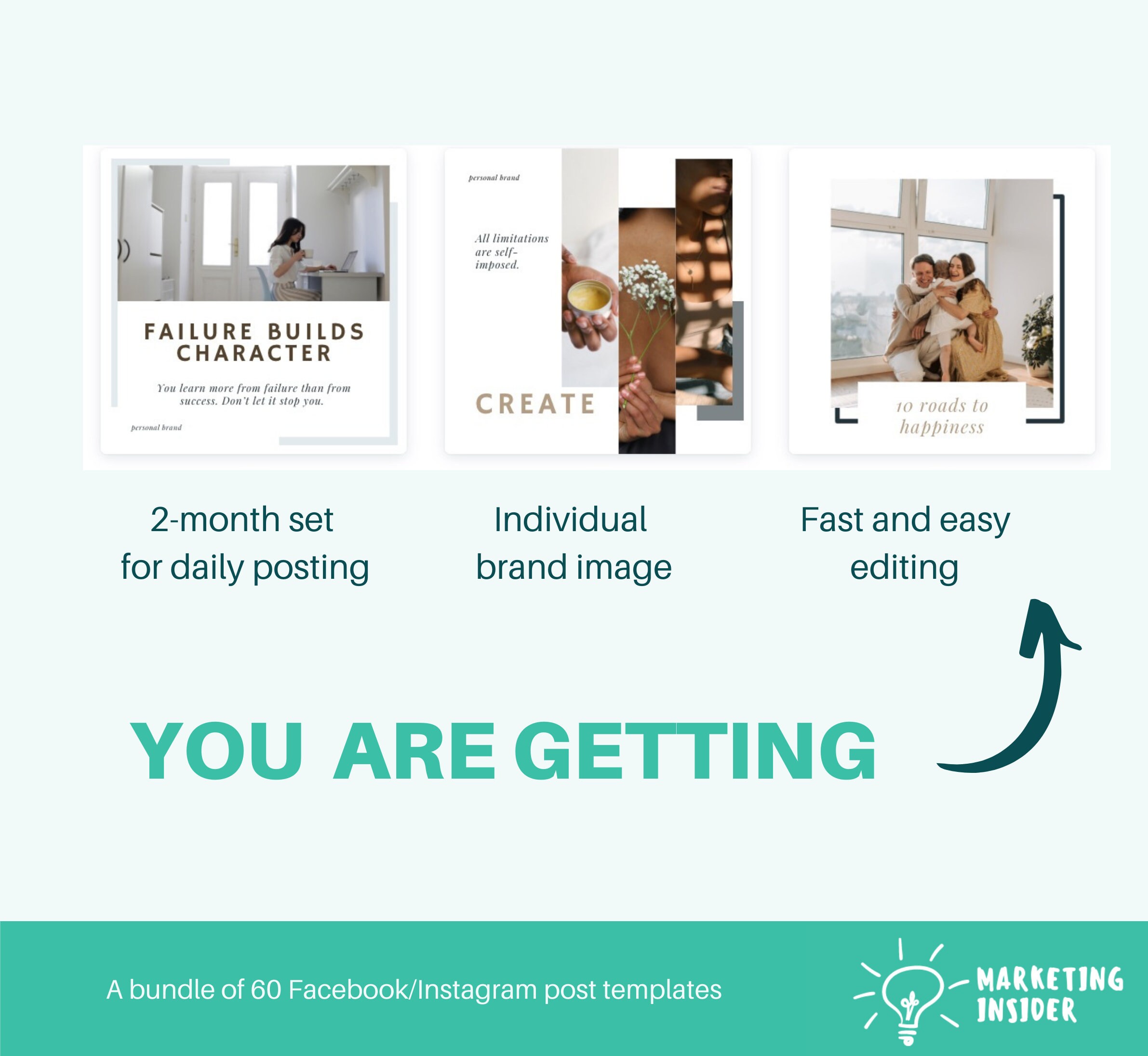 Canva Social Media Templates for Coach, Personal Trainer, Social Media ...