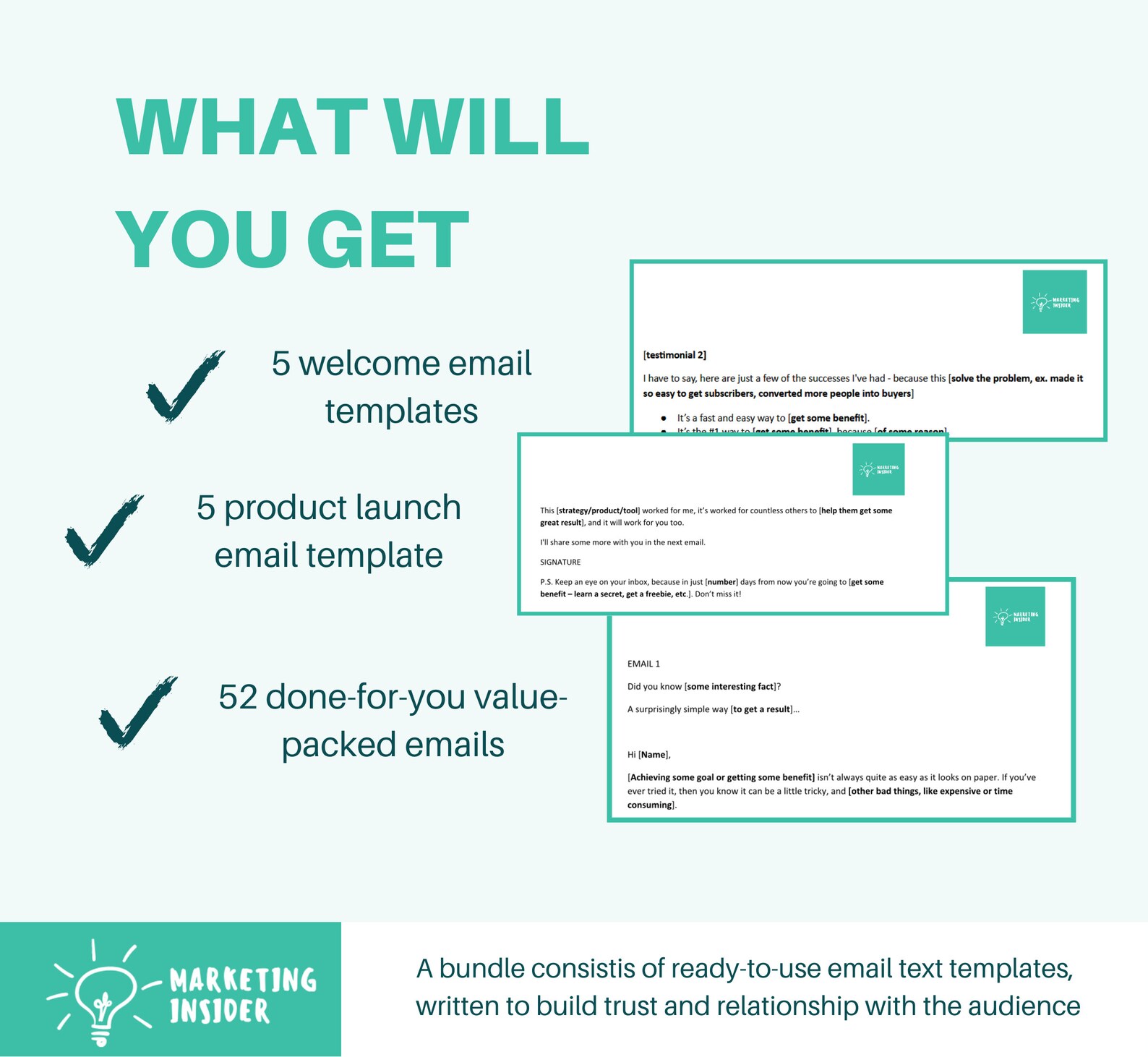 Email Marketing Template 10 Fill in the Blank Email Template and 52 ...