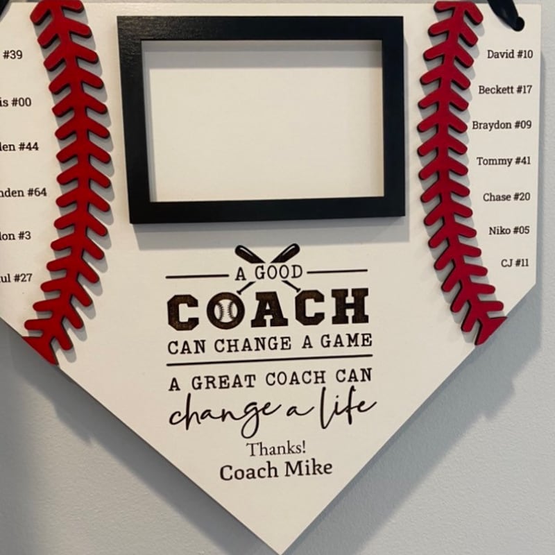 Baseball coach gift - Etsy