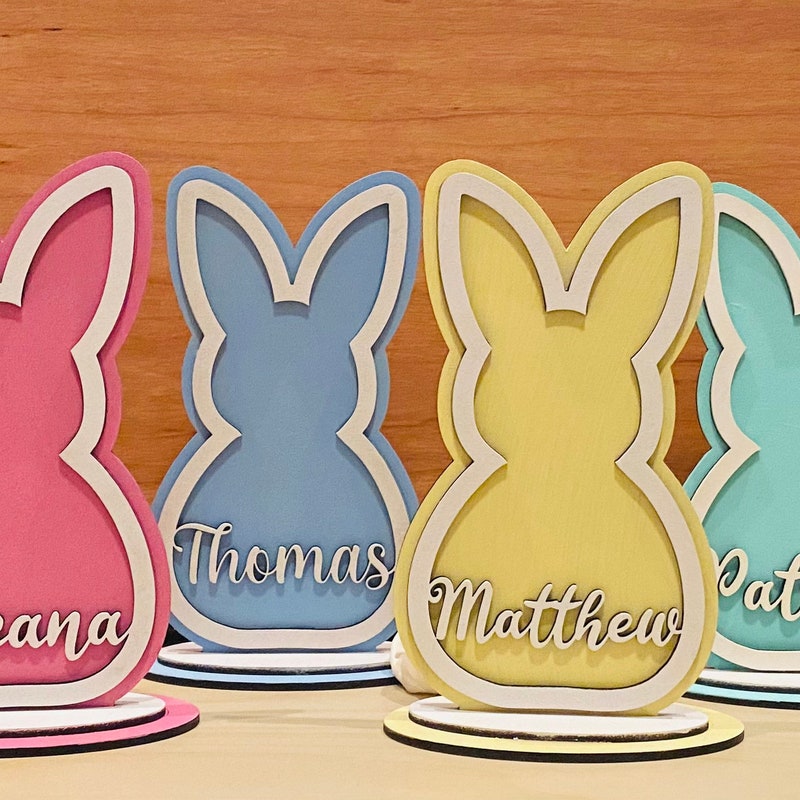 Wooden Bunny Stand - Etsy