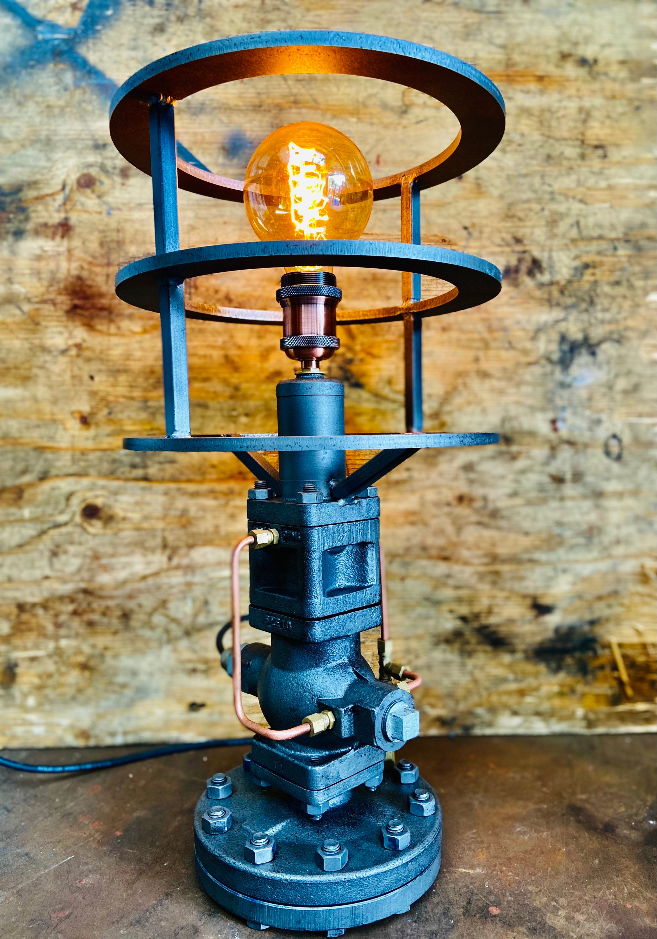 Heavy Duty Industrial Table Lamp - Etsy