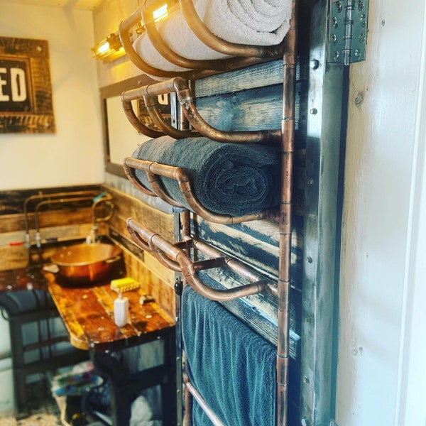 Copper Towel Rail - Etsy