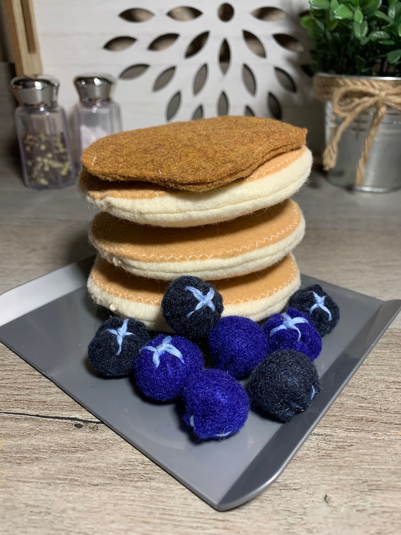 Stack of Pancakes, Felt Food, Pretend Food, Felt Toys - Etsy