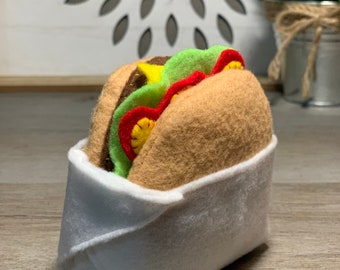 Burritos, Felt Food, Pretend Food, Felt Toys, Mexican Food - Etsy