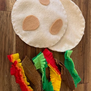 Burritos, Felt Food, Pretend Food, Felt Toys, Mexican Food - Etsy