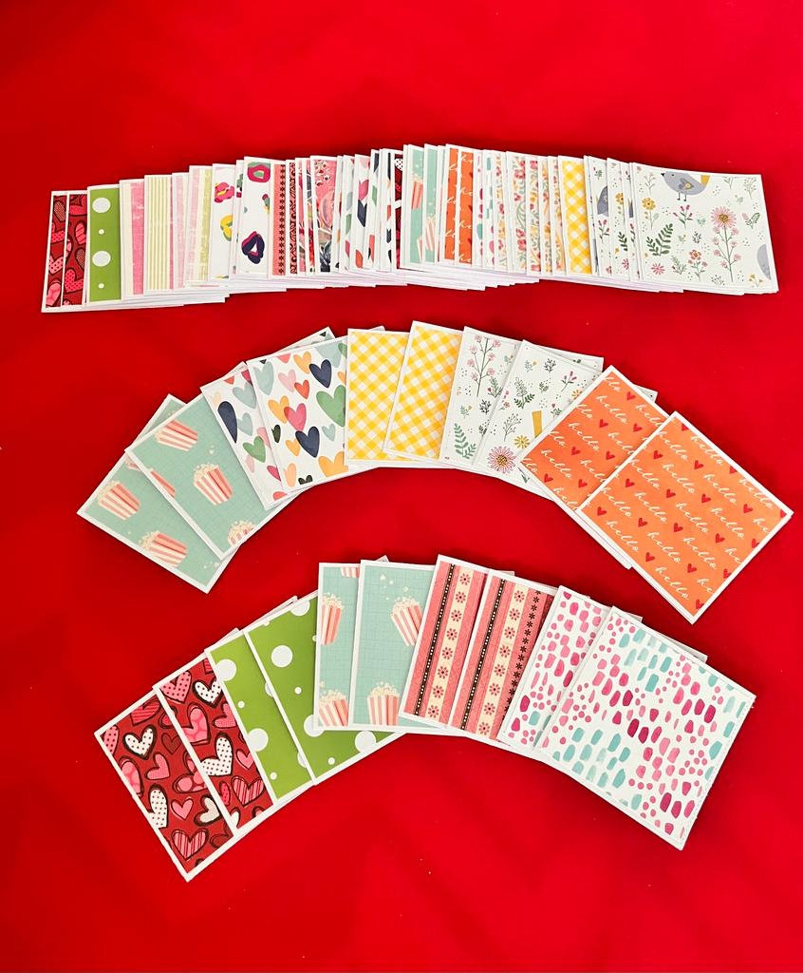 Mini Cards, Set of 20, Blank Cards Notes, Tiny Love Notes - Etsy