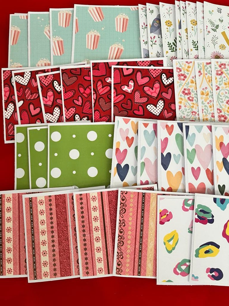 Mini Cards, Set of 20, Blank Cards Notes, Tiny Love Notes - Etsy