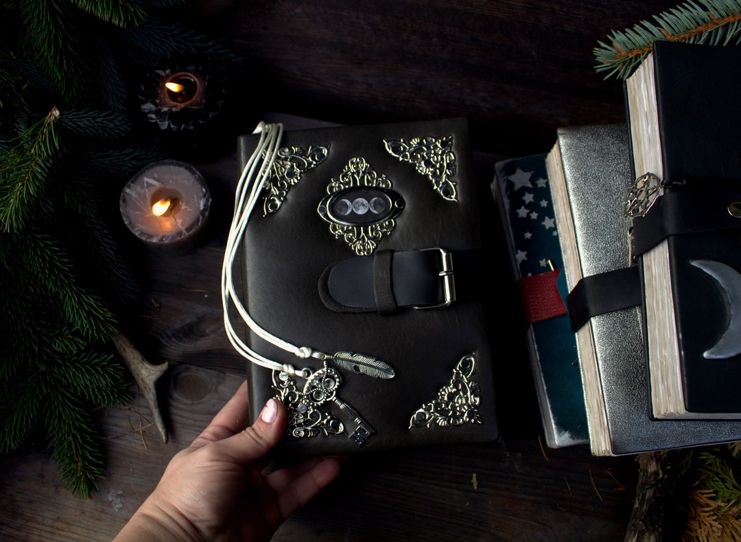 Practical Magic Book of Shadows Journal Tarot Journalgreen - Etsy