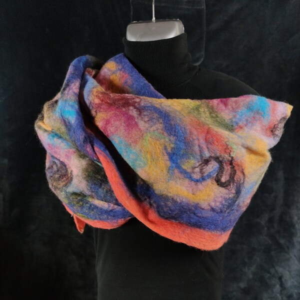 Felted Scarf - Etsy