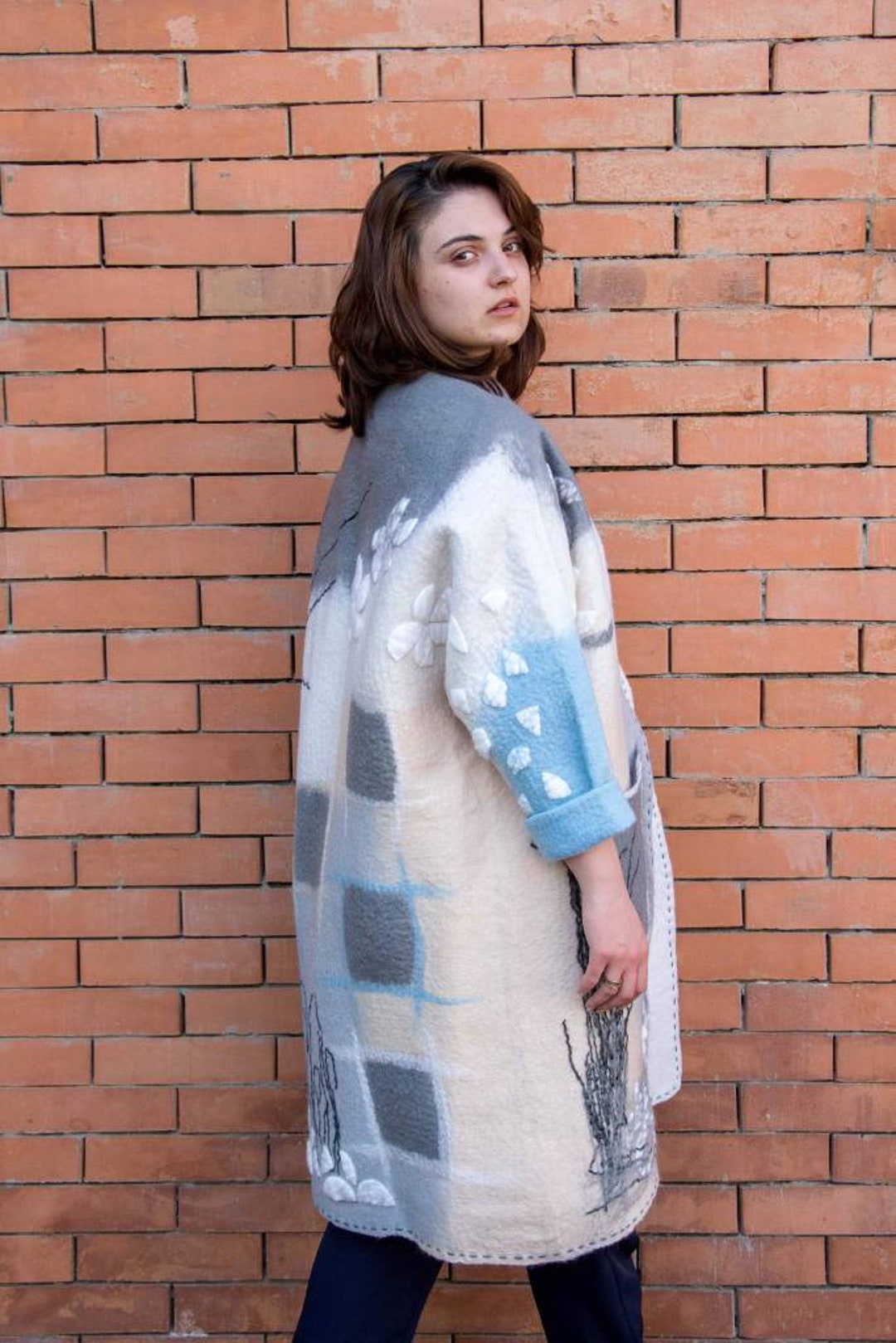 Luxury Coat Women Coat Unique Coat Handmade Merino Jacket Gift for Her ...