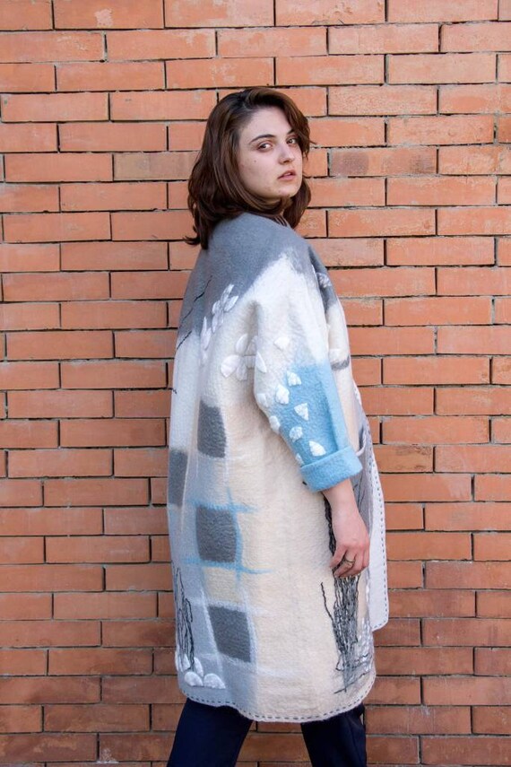 Luxury Coat Women Coat Unique Coat Handmade Merino Jacket Gift - Etsy