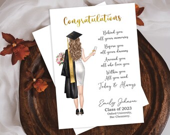 PERSONALIZED GRADUATION Card for Class of 2023 Congratulations - Etsy