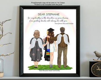 Graduation Memorial, High School Graduate Girl, Graduation Table Top ...