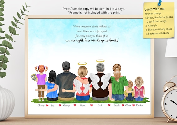 Personalized Sympathy Gift Memorial Print Bereavement Gift - Etsy