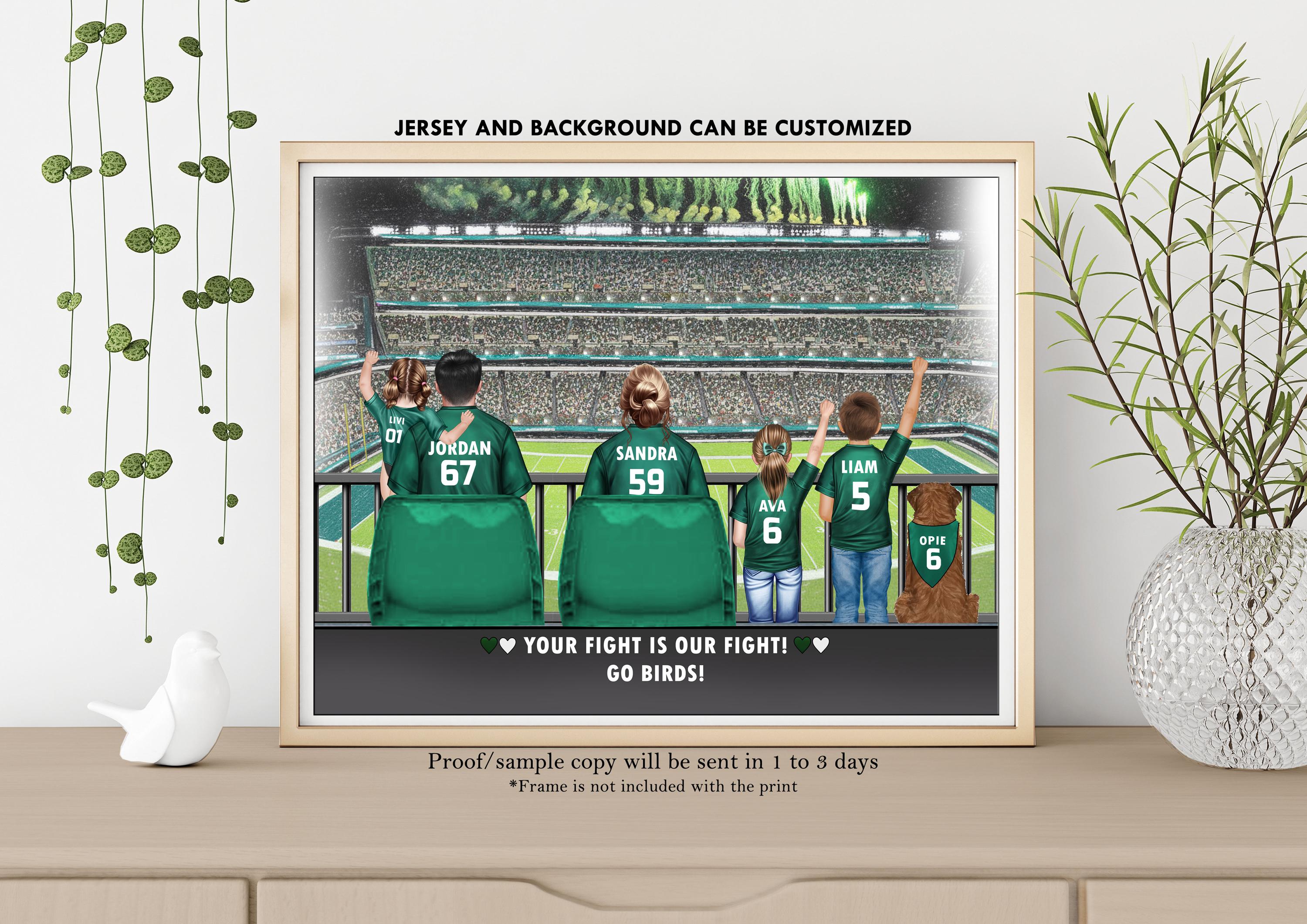 Custom DETROIT FAMILY Print-father's Day Gift for Detroit Dad-detroit ...