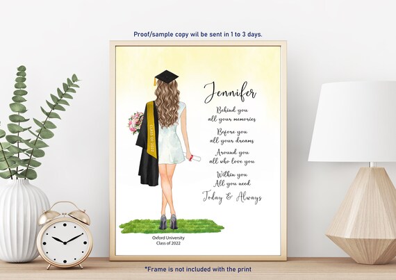 Personalized Graduation Keepsake Print-custom Graduation - Etsy